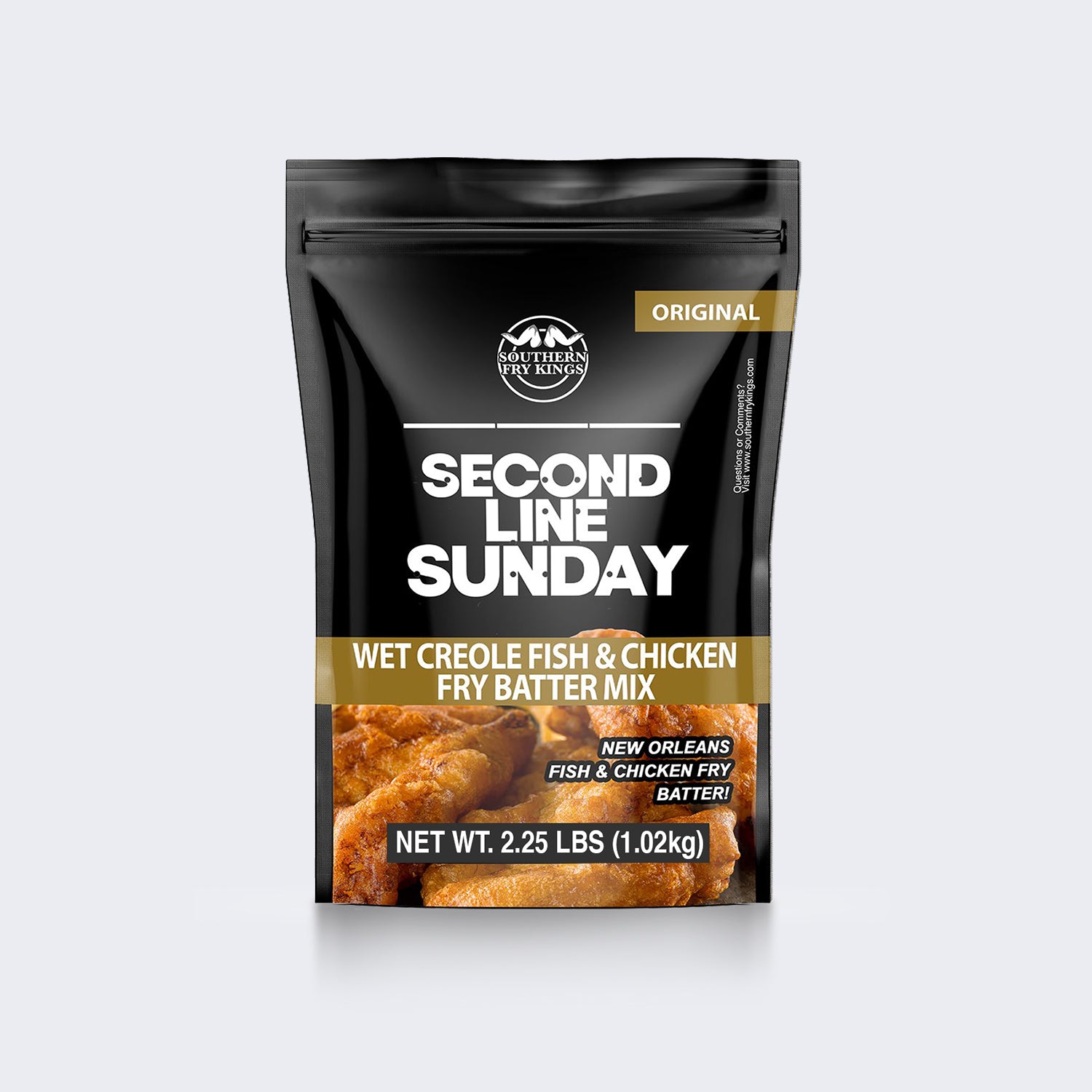 Second Line Sunday Wet Batter Mix (2.25LBS) - Southern Fry Kings